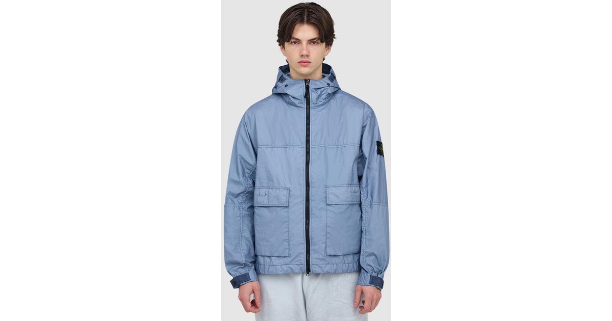 Stone Island Membrana 3L Tc Short Parka Jacket (Dark in Blue for Men ...