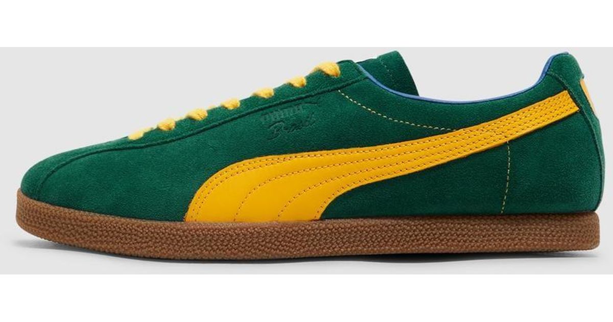 PUMA Brasil Sneaker in Yellow for Men | Lyst