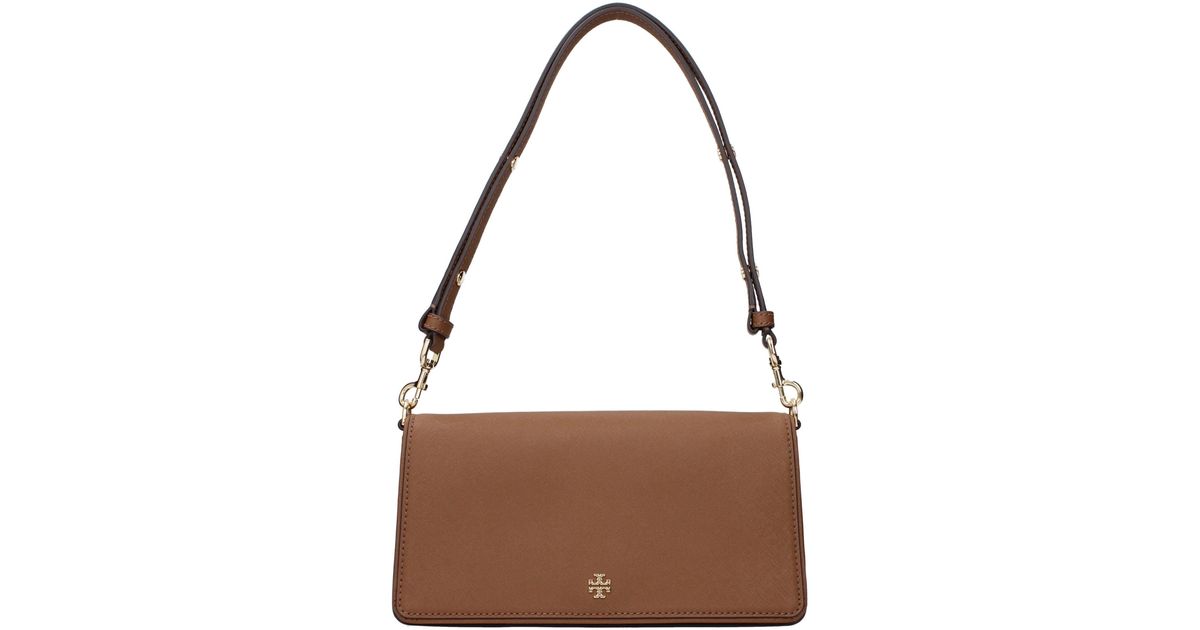 Tory Burch Brown Leather Shoulder Bag for Men | Lyst