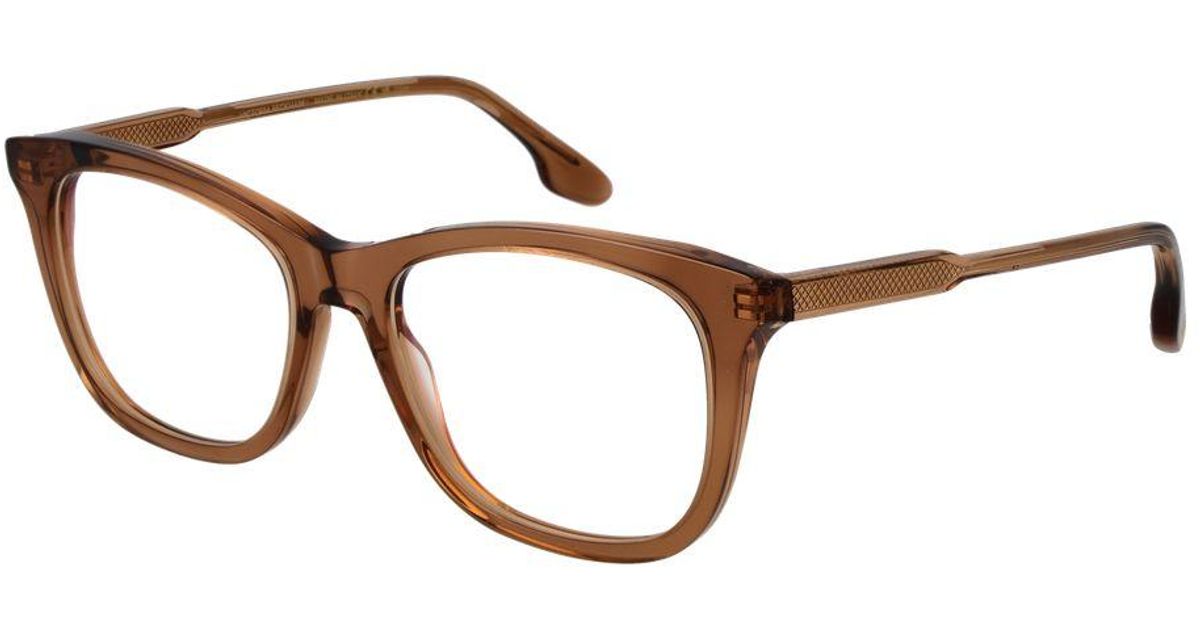 Victoria Beckham Brown Glasses Frame | Lyst UK
