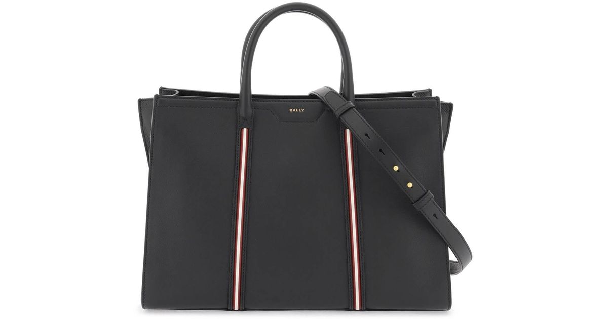 Bally Tote Bag Code in Black | Lyst
