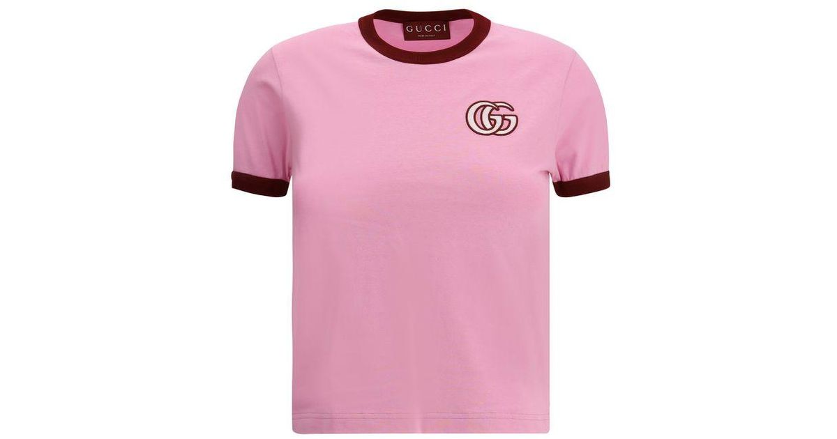 Gucci 70s T in Pink | Lyst