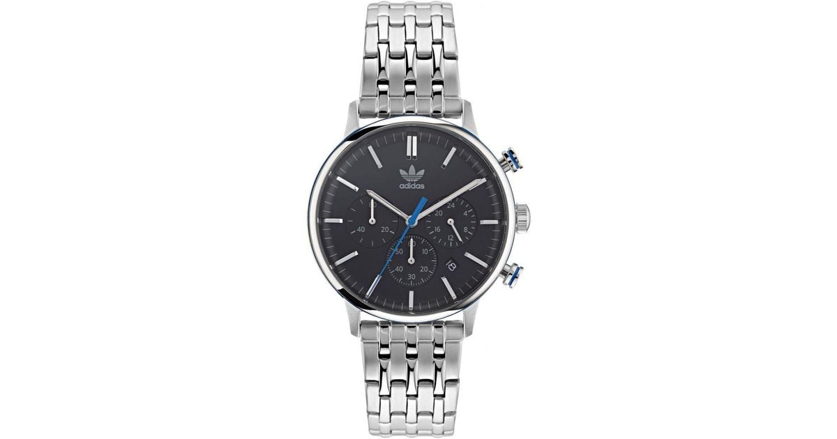 adidas Gray Stainless Steel Watch in Metallic for Men | Lyst