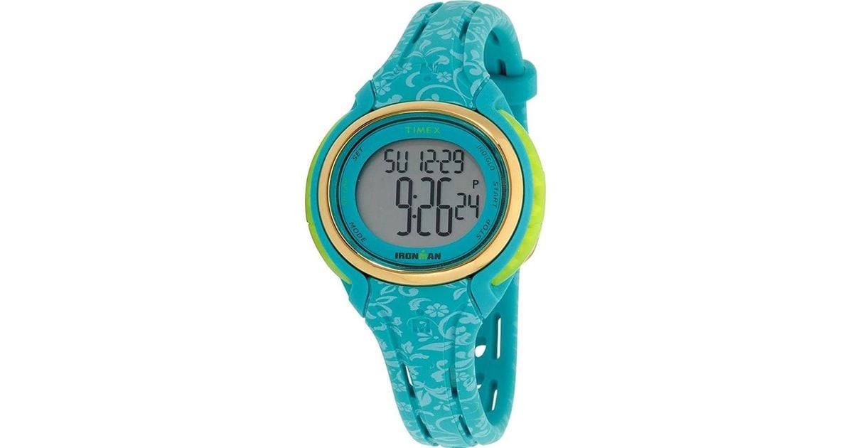 Timex Light Blue Silicone Watch | Lyst