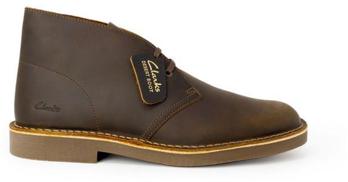 Clarks Brown Leather Boot for Men | Lyst