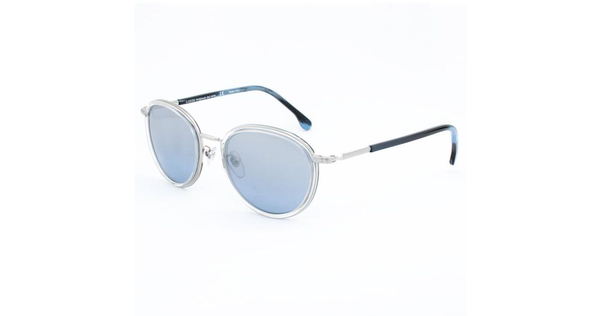 Lozza Blue Metal Sunglasses | Lyst UK