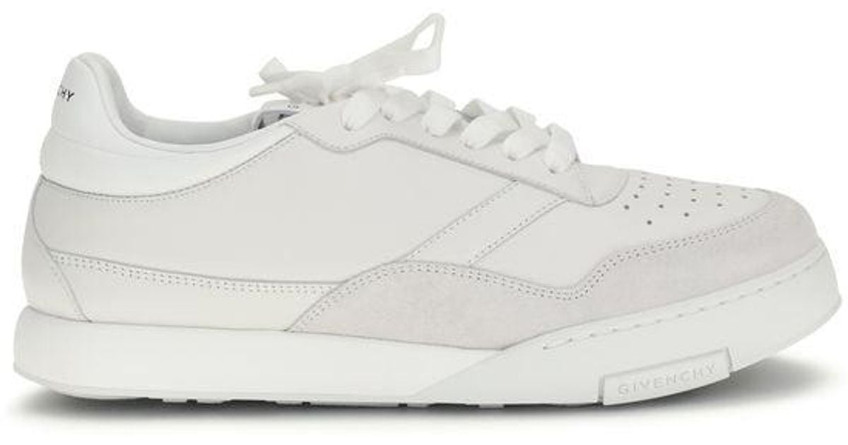 Givenchy White Calf Leather Bos Taurus Low Top Sneakers for Men | Lyst UK