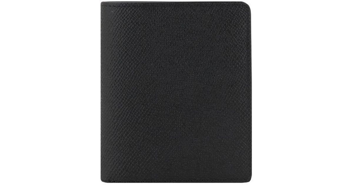 Margiela Calf Leather Bos Taurus Wallet in Black | Lyst UK