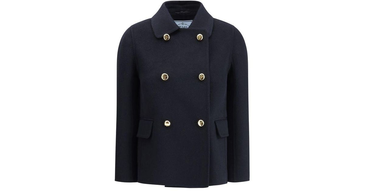 Prada Jacket in Blue | Lyst