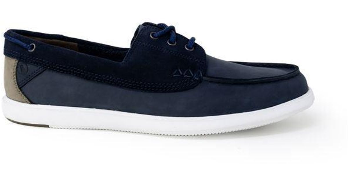 Clarks Blue Leather Pump | Lyst