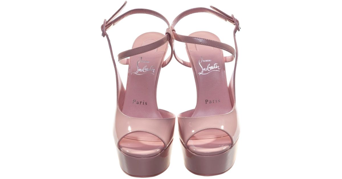 Christian Louboutin Jen Love Alta Baby Pink High Heels | Lyst UK