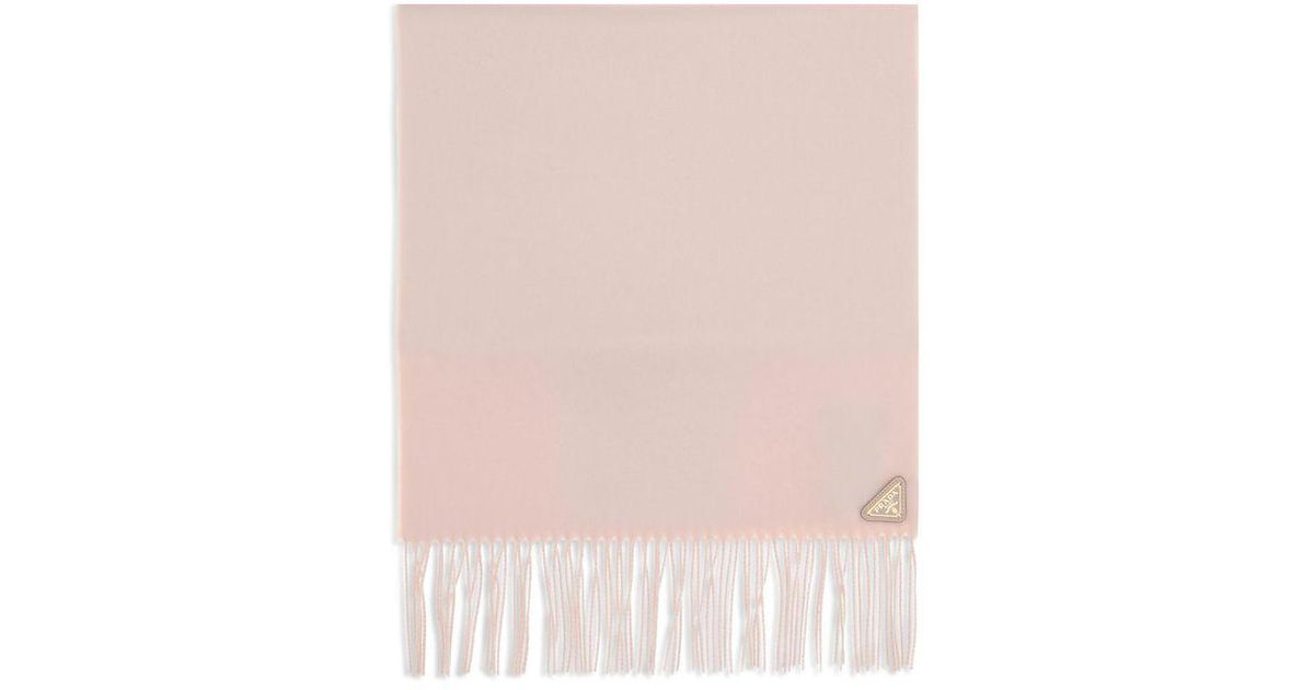 Prada Multicolor Silk Scarf in Pink | Lyst UK