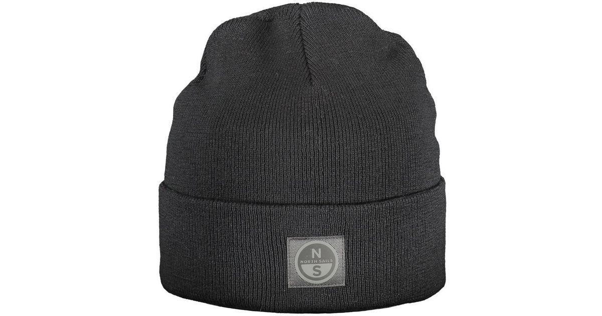 North Sails Black Polyester Men's Cap for Men | Lyst UK