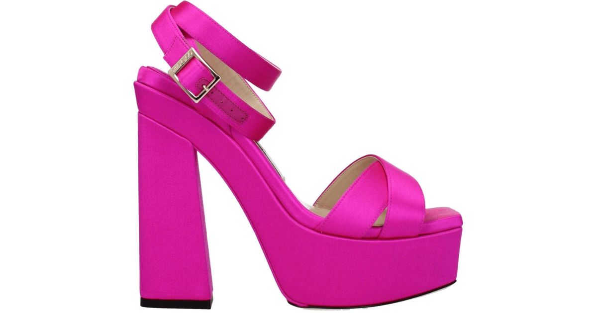 Jimmy Choo Pink Satin Sandal for Men | Lyst