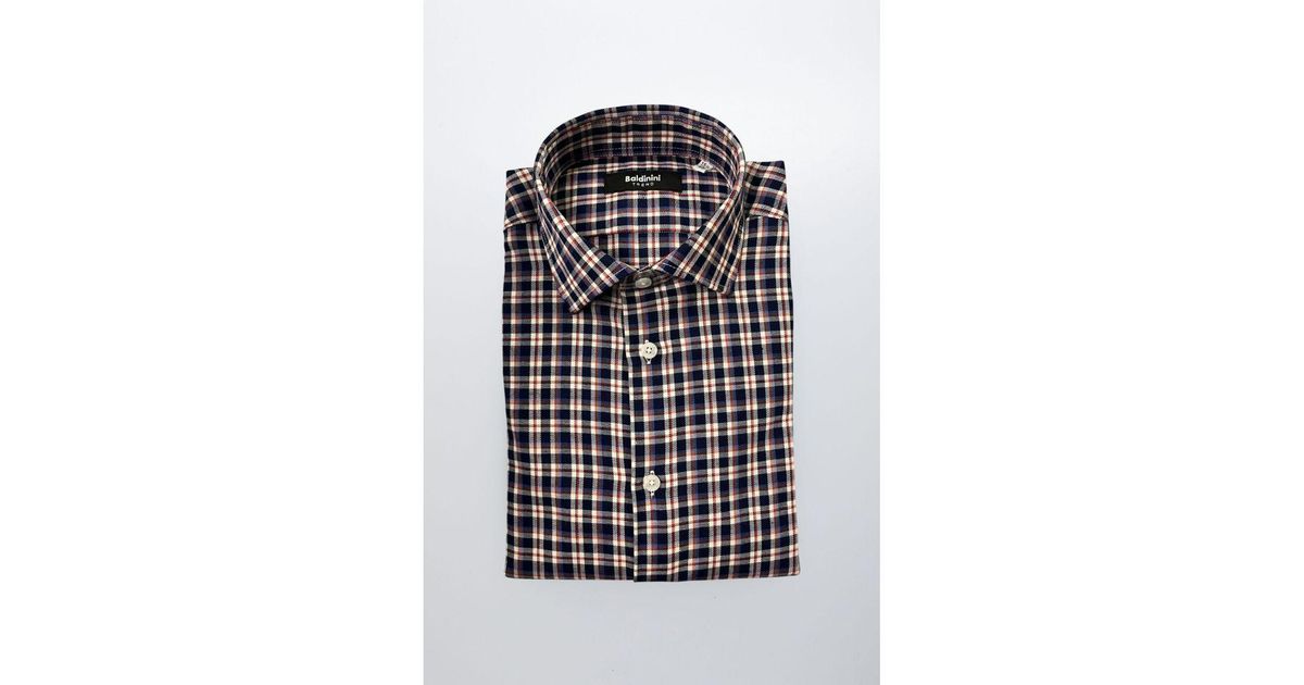 Baldinini Cotton Shirt in Black for Men | Lyst UK
