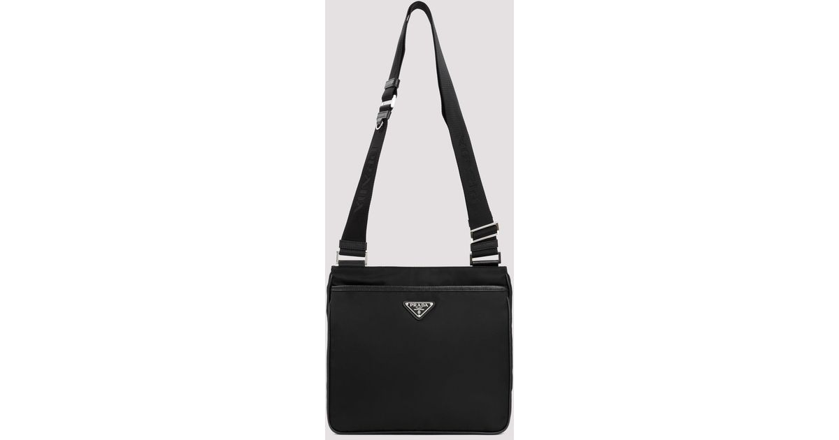 Prada Cross Body Bags in Black for Men | Lyst