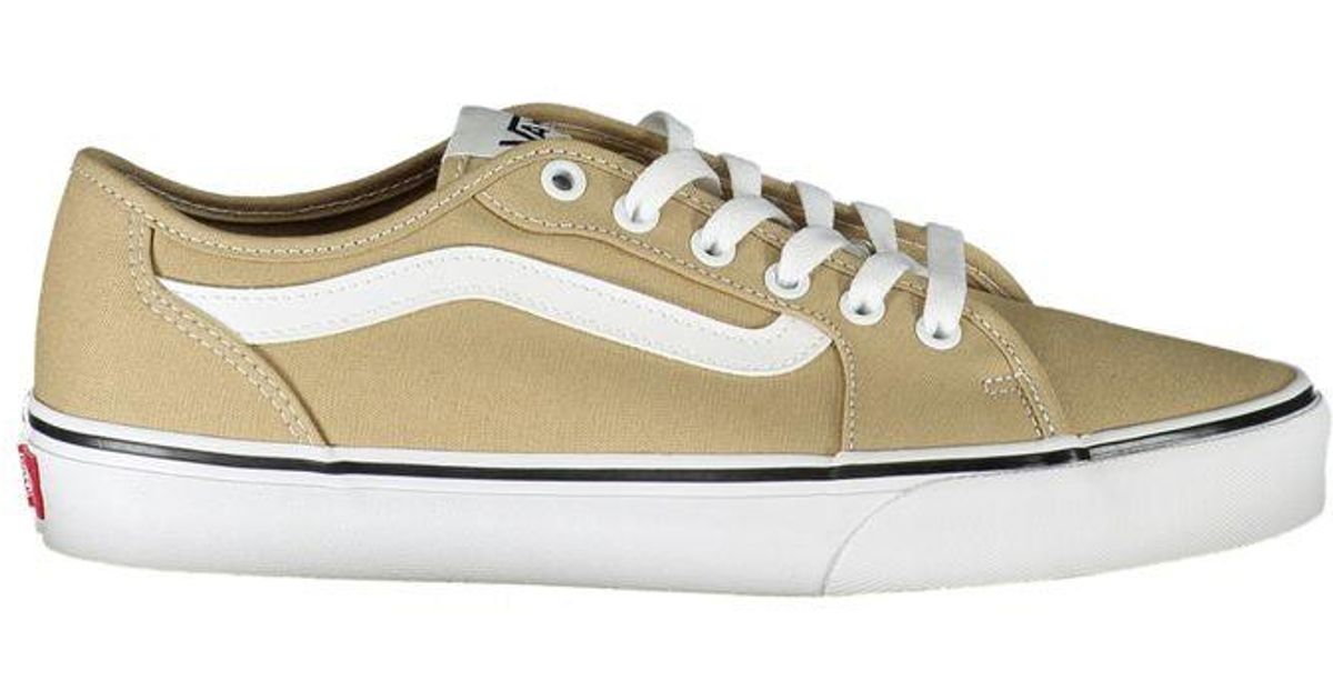 Vans Authentic Canvas Low Top Sneakers in Metallic for Men | Lyst