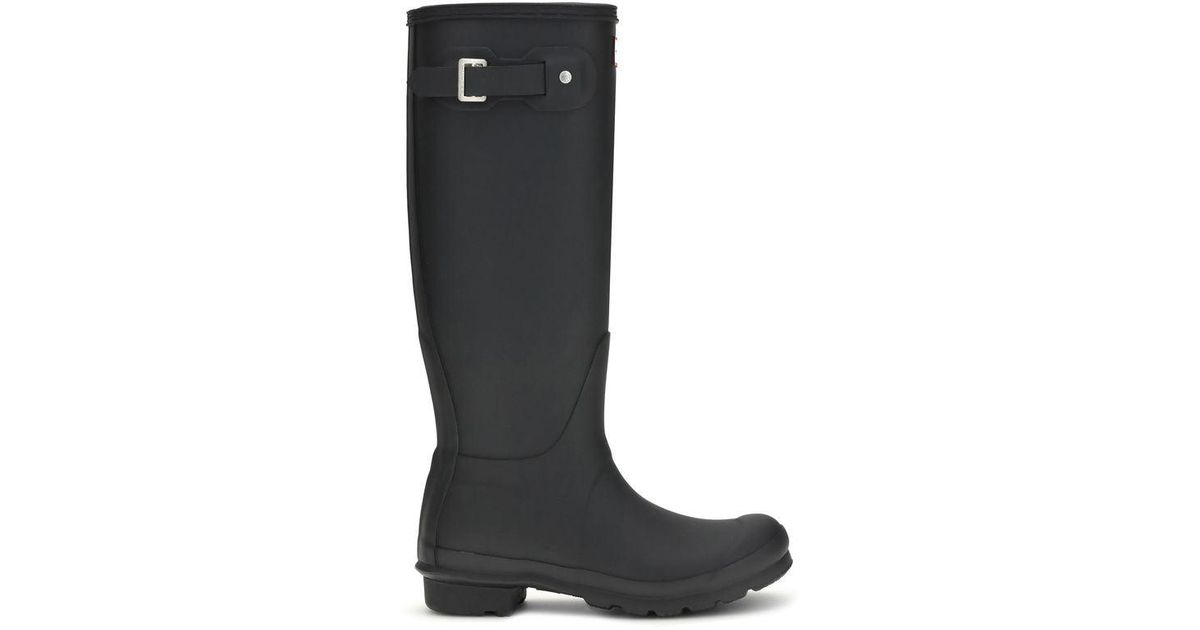 HUNTER Original Rubber High Boots in Black | Lyst