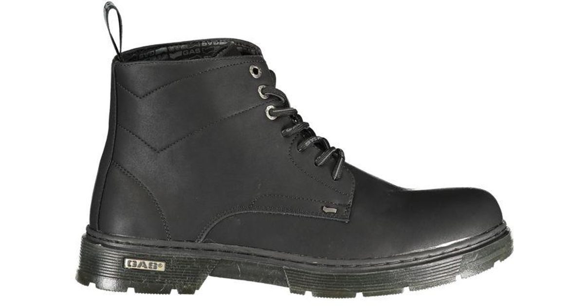 Gas Polyurethane Ankle Boot in Black for Men | Lyst UK