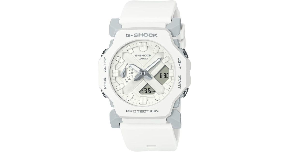 G-Shock Resin Sport Watch in White | Lyst UK