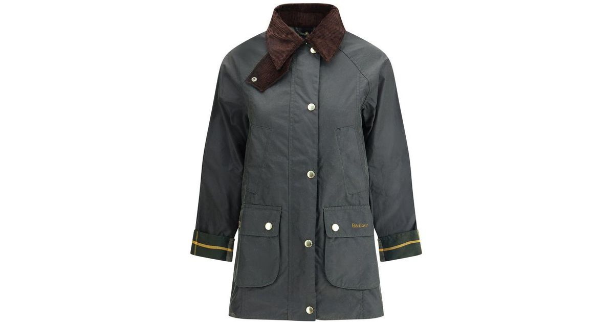 Barbour Modern Beadnell Wax in Grey | Lyst UK
