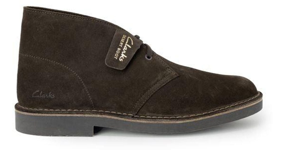 Clarks Brown Leather Boot for Men | Lyst