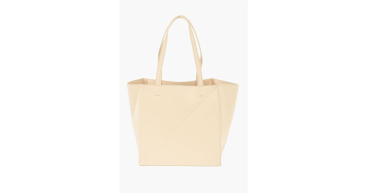 Nanushka Beige Polyurethane Tote Bag in Natural | Lyst