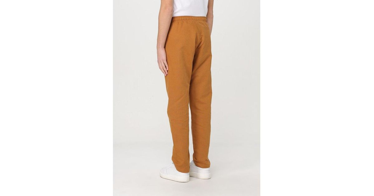 Colmar Brown Cotton And Linen Pants for Men | Lyst UK