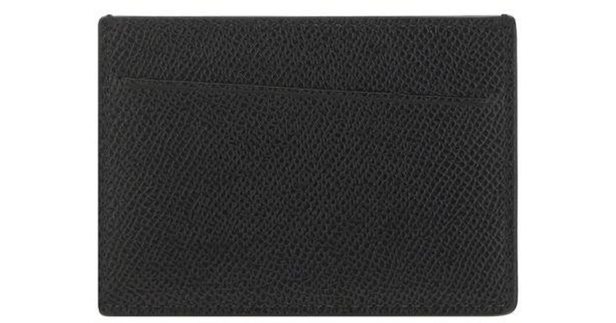Margiela Calf Leather Bos Taurus Wallet in Black for Men | Lyst UK