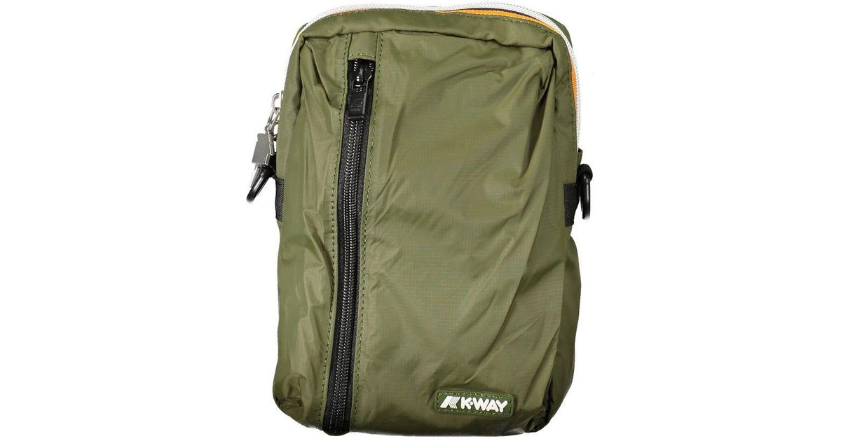 K-Way Green Polyamide Men Shoulder Bag for Men | Lyst