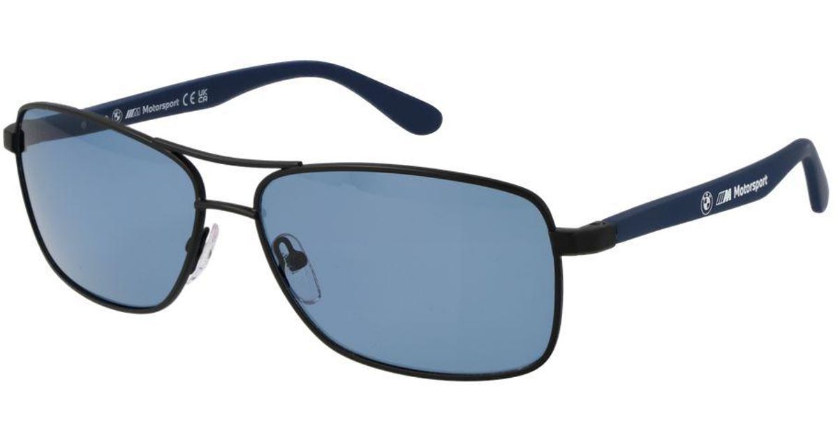 BMW Black Metal Sunglasses in Blue for Men | Lyst UK