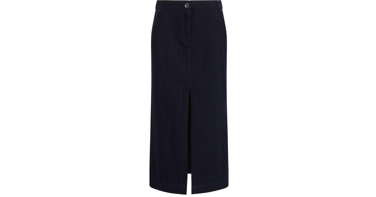 Giorgio Armani Skirt in Blue | Lyst UK
