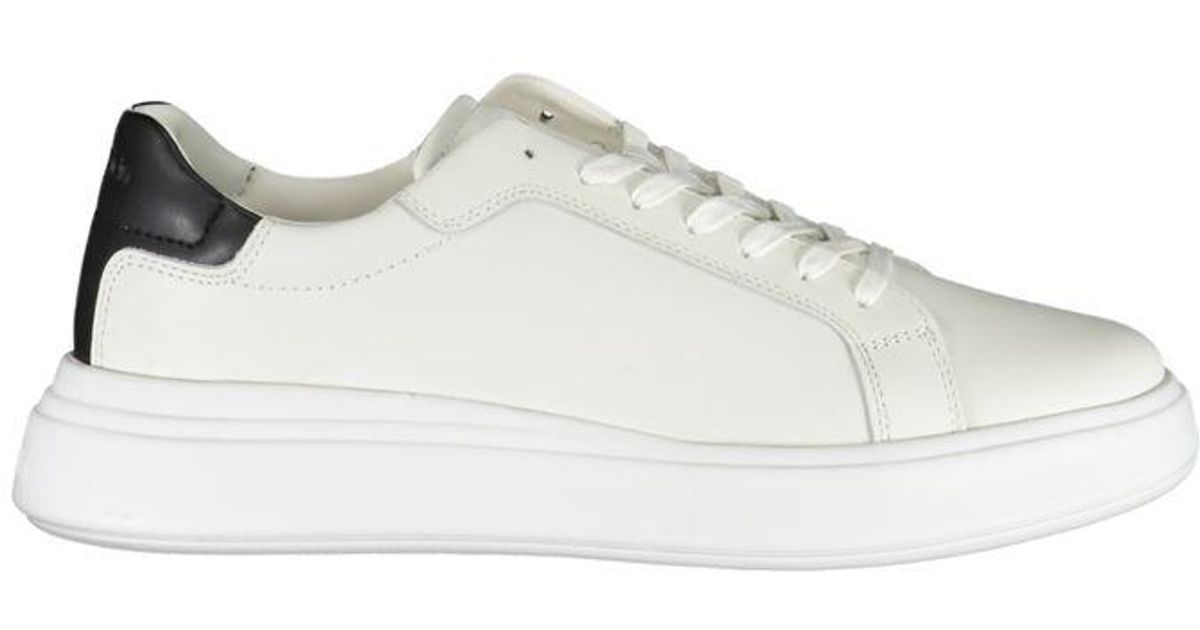 Calvin Klein Kaylee Platform Sneaker Whiteblack for Men | Lyst