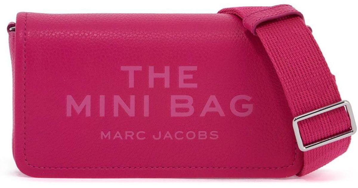 Marc Jacobs The Leather Mini Bag in Red | Lyst UK