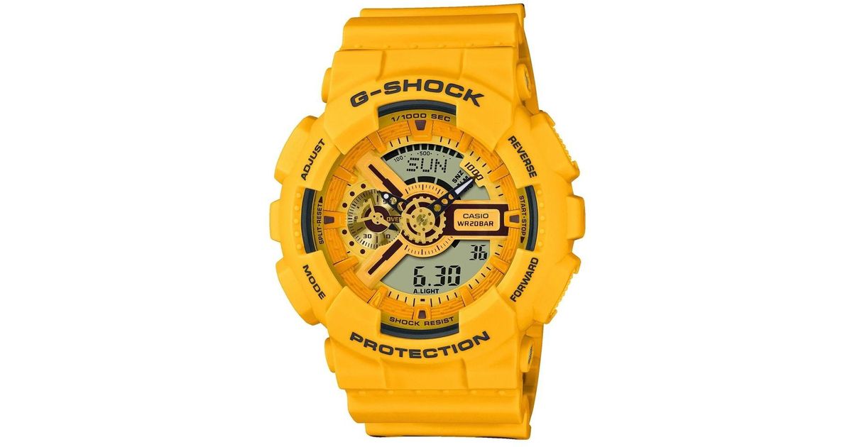 G-Shock Brown Resin Watch in Metallic for Men | Lyst UK