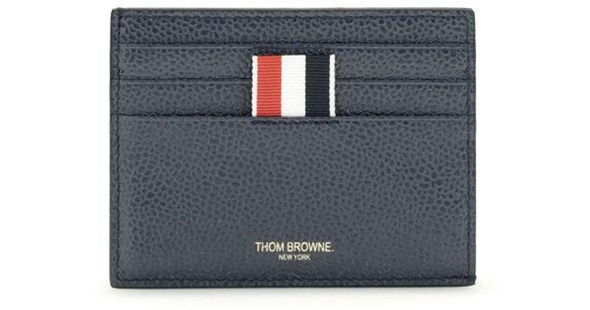 Thom Browne Blue Calf Leather Bos Taurus Wallet | Lyst UK