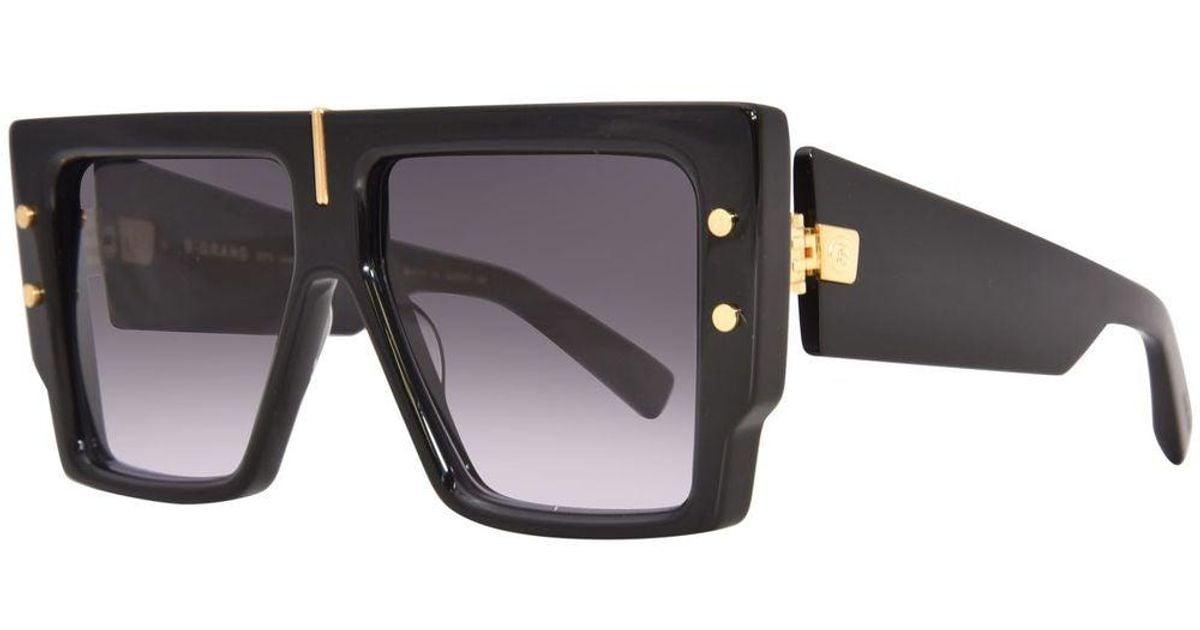 Balmain Black Acetate Sunglasses | Lyst UK