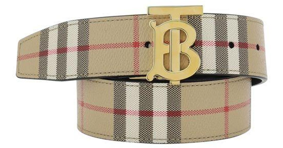 Burberry Multicolor Calf Leather Bos Taurus Regular Belt in Metallic ...