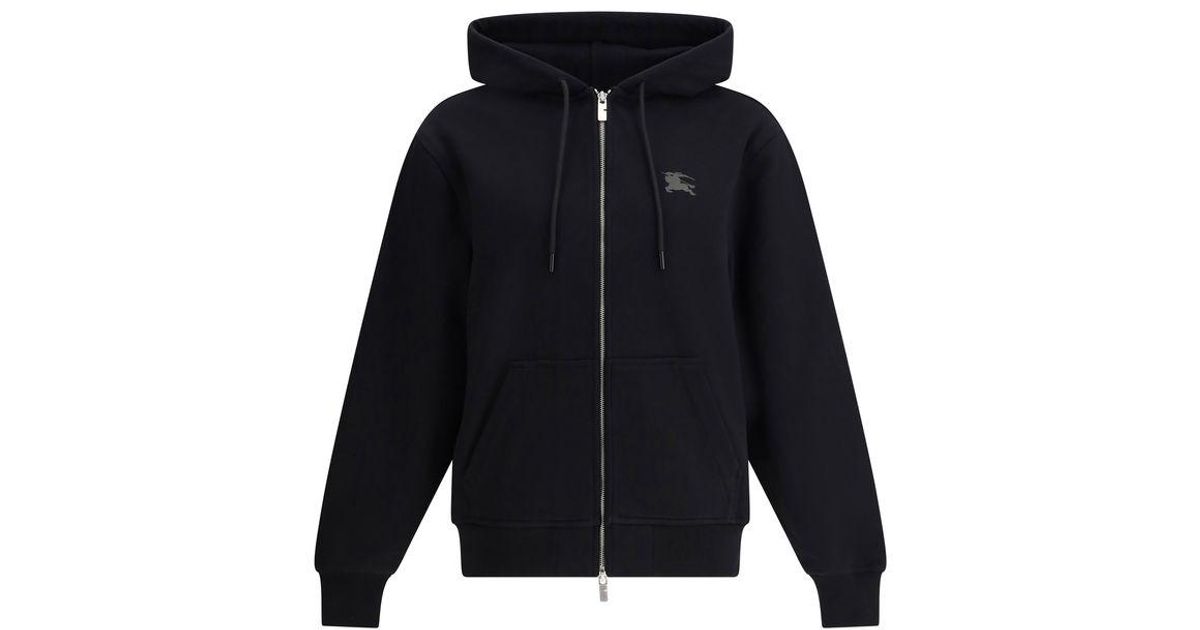 Burberry Equestrain Knight Hoodie in Blue for Men | Lyst