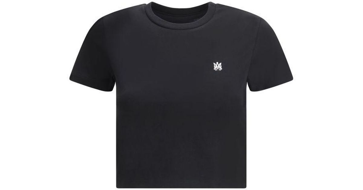 Amiri Logoed T-Shirt in Black | Lyst