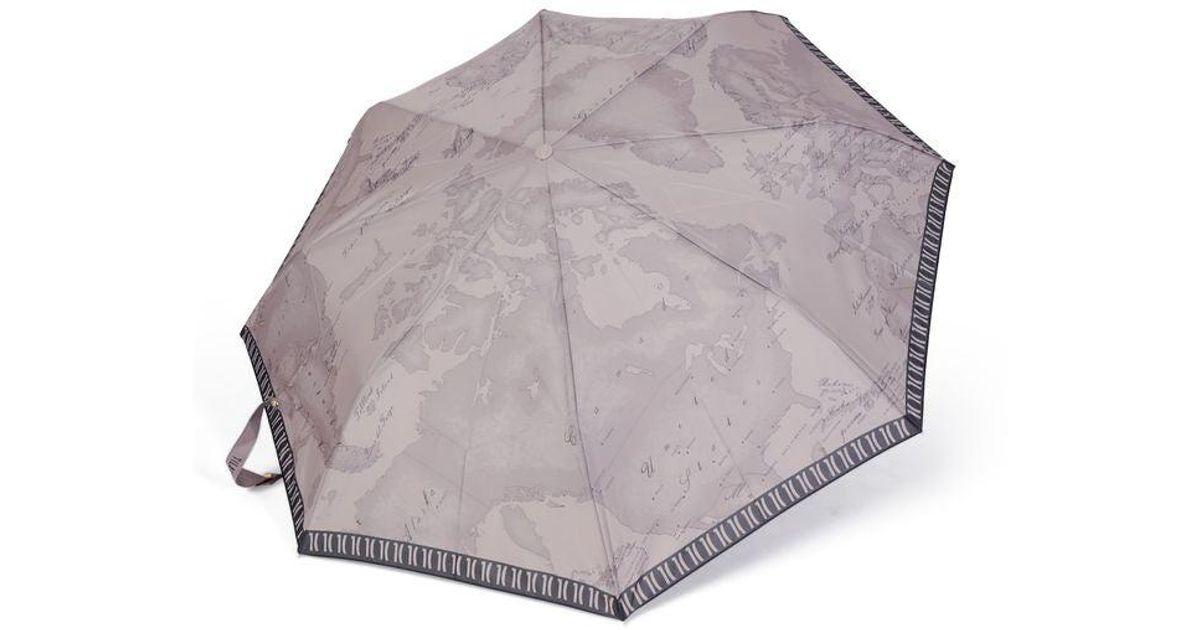 Alviero Martini 1A Classe Gray Nylon Umbrella | Lyst UK