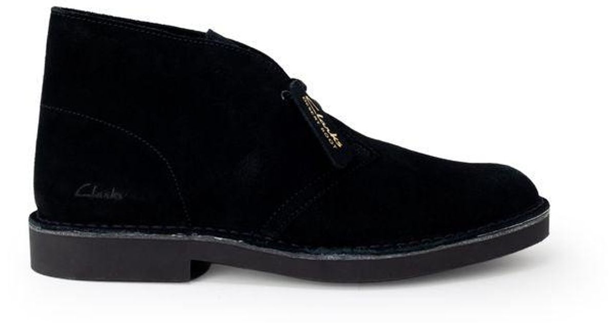 Clarks Black Leather Boot for Men | Lyst
