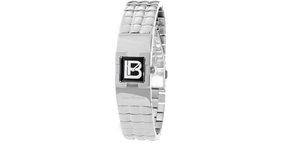 Laura Biagiotti Silver Stainless Steel Bracelet Watch in Metallic | Lyst UK