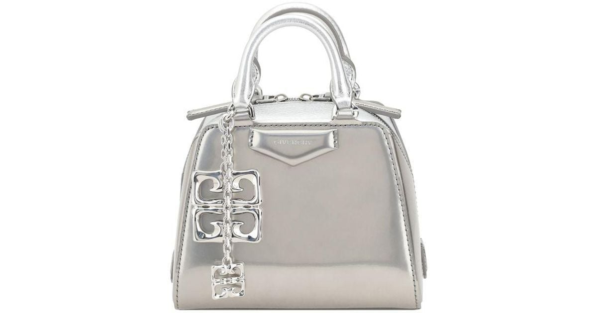 Givenchy Antigona Cube Shoulder Bag in Gray | Lyst