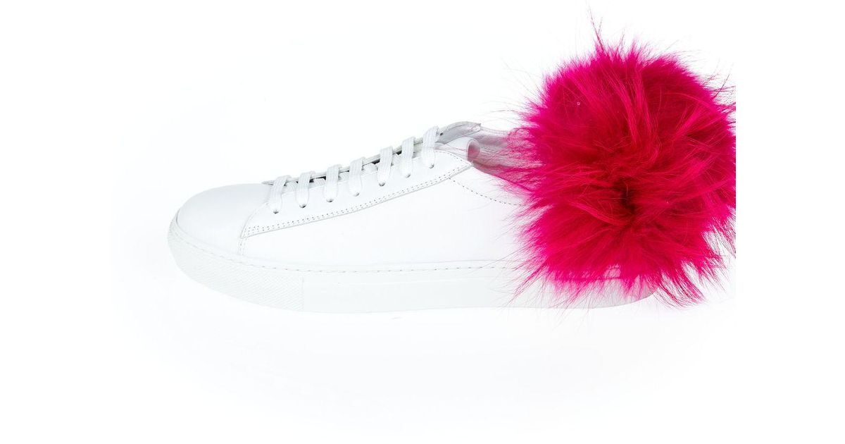 MR & MRS White Textile Shoe in Pink | Lyst UK