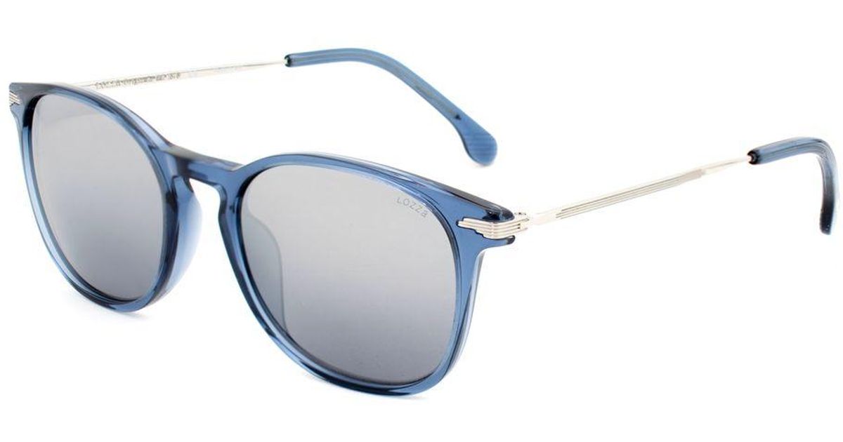 Lozza Blue Acetate Sunglasses | Lyst UK