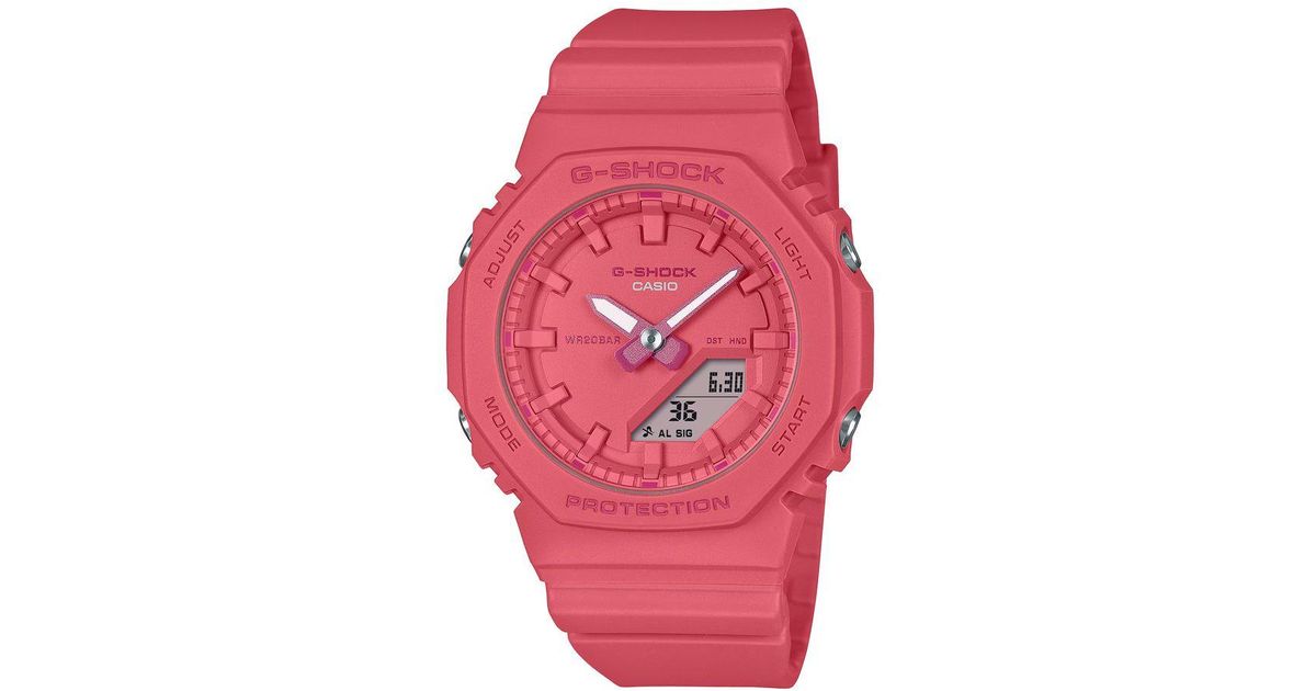 G-Shock Resin Sport Watch in Pink | Lyst UK