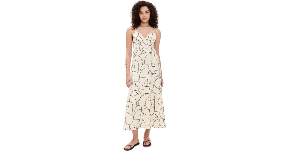 Hevron Wyeth Dress in Natural | Lyst