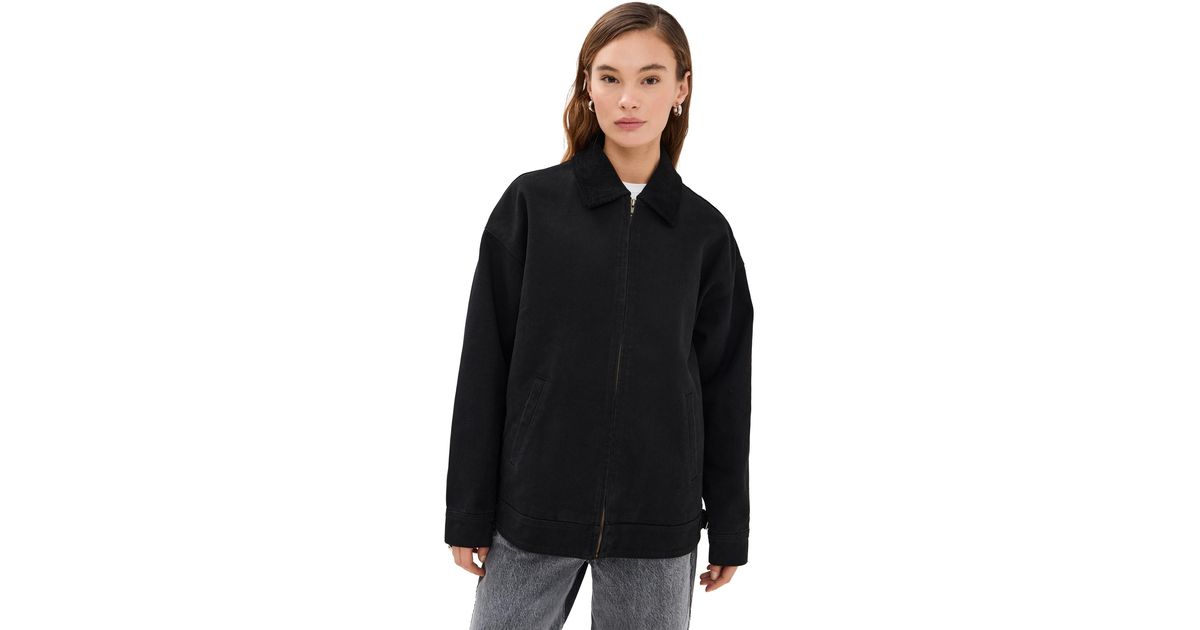 Lioness Workwear Barn Jacket in Black | Lyst