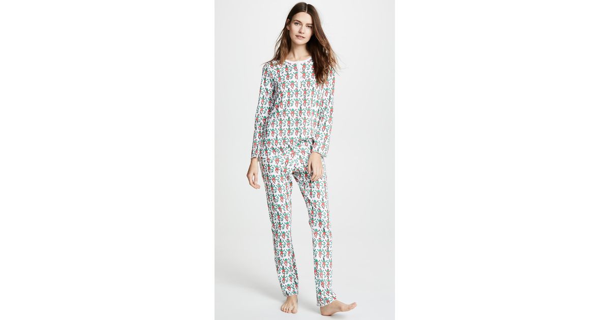 Roberta Roller Rabbit Monkey Mas Pajamas in Green | Lyst Canada